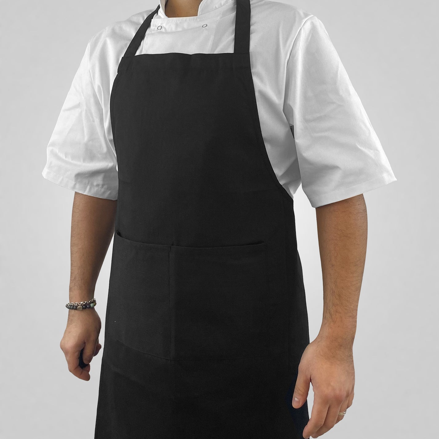 Pegasus Aprons Standard Black Bib Apron